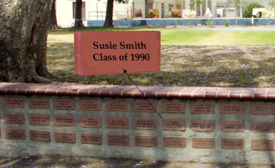 Commemorative Bricks – John Muir HS Alumni Association